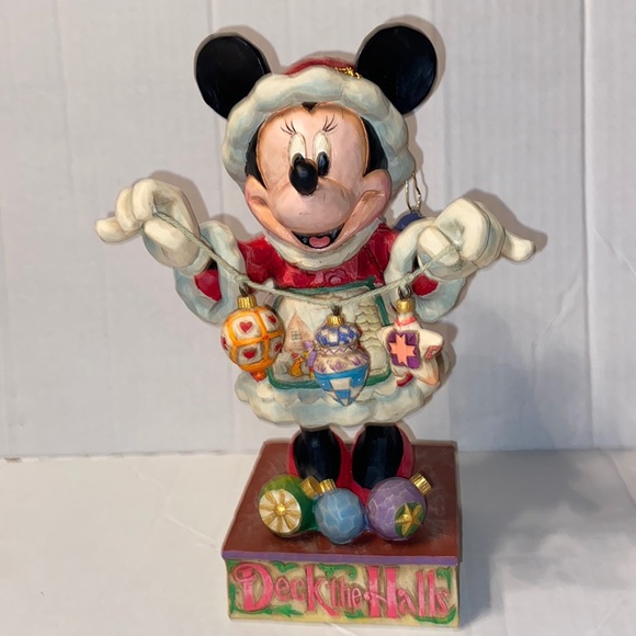 Disney | Holiday | Minnies Christmas Cheer Disney Traditions 8 Inch ...